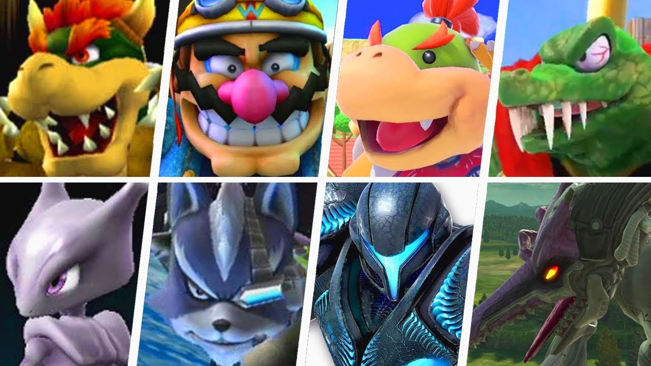 Evolution of Villain Characters in Super Smash Bros. Games (2001 - 2018 ...