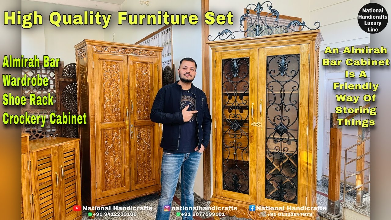 Saharanpur Furniture Crockery Almirah Bar Cabinet Shoe Rack | Fine ...