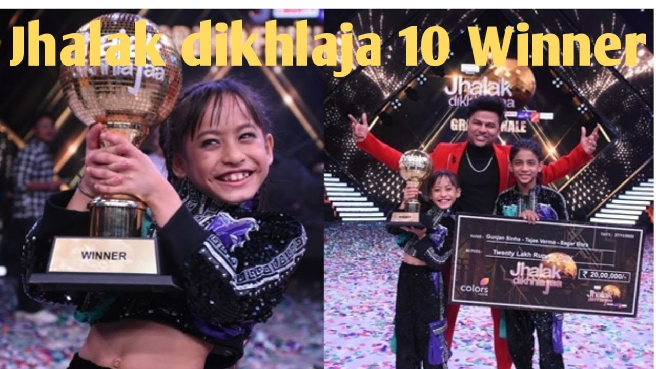 Jhalak dikhlaja season 10 Winner Gunjan Sinha and Tejas - YouTube