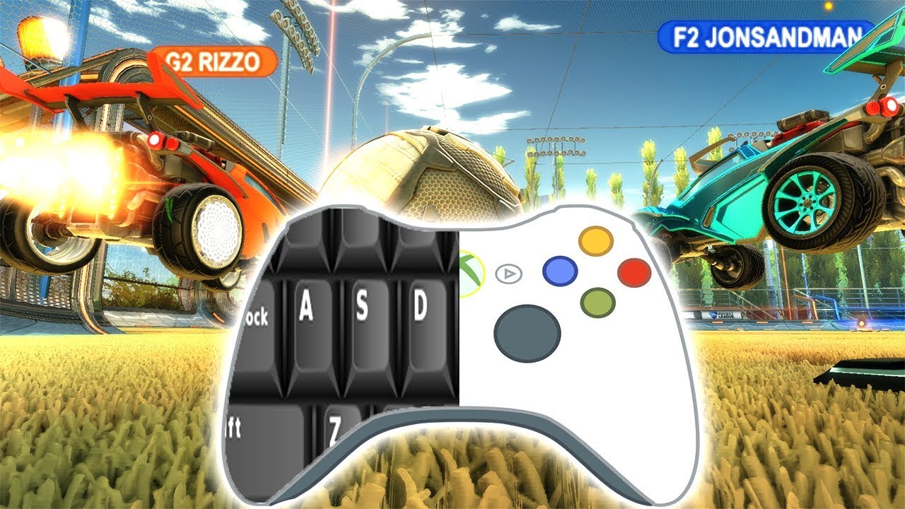 HALF KEYBOARD HALF CONTROLLER CHALLENGE - YouTube