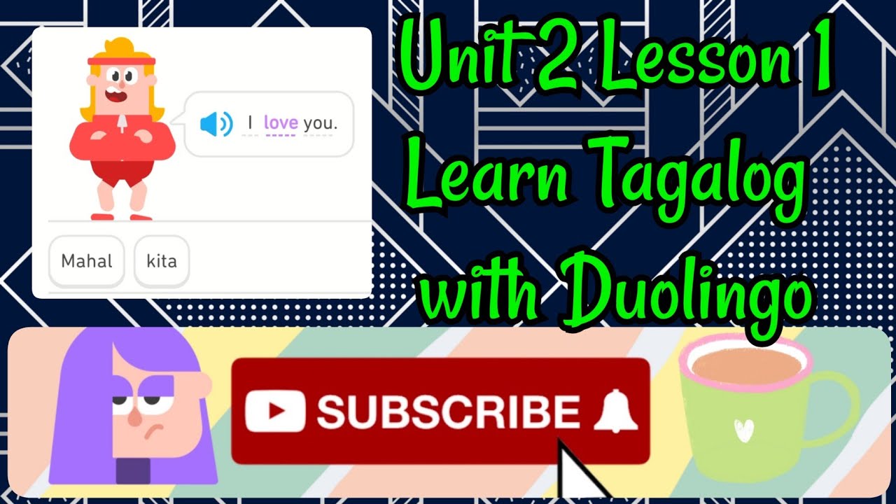 Unit 2 Lesson 1 | Learn Tagalog-English with Duolingo - YouTube