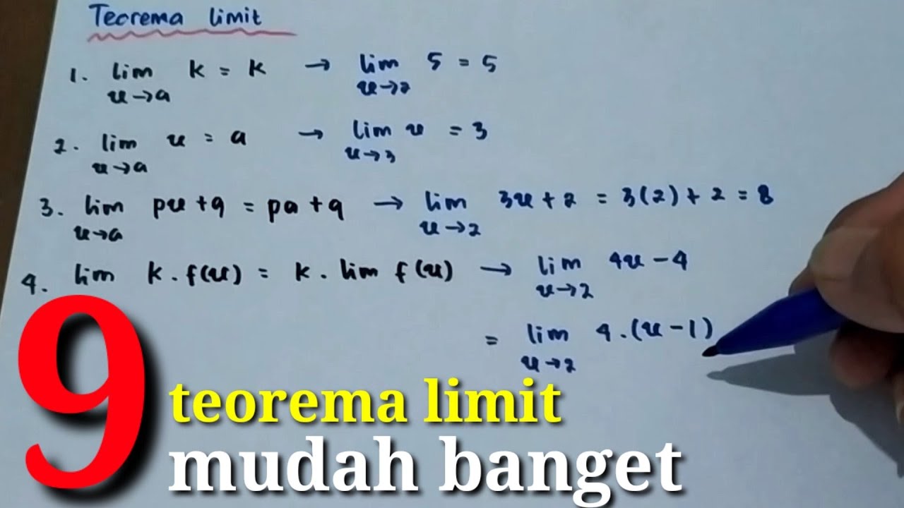 Teorema limit dan contohnya - YouTube