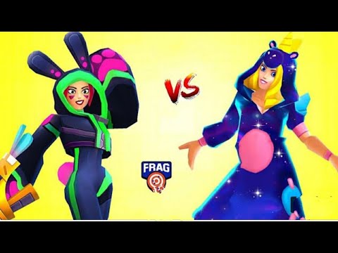 Miss Bunny Vs Queen Unicorn √ Frag pro shooter. - YouTube