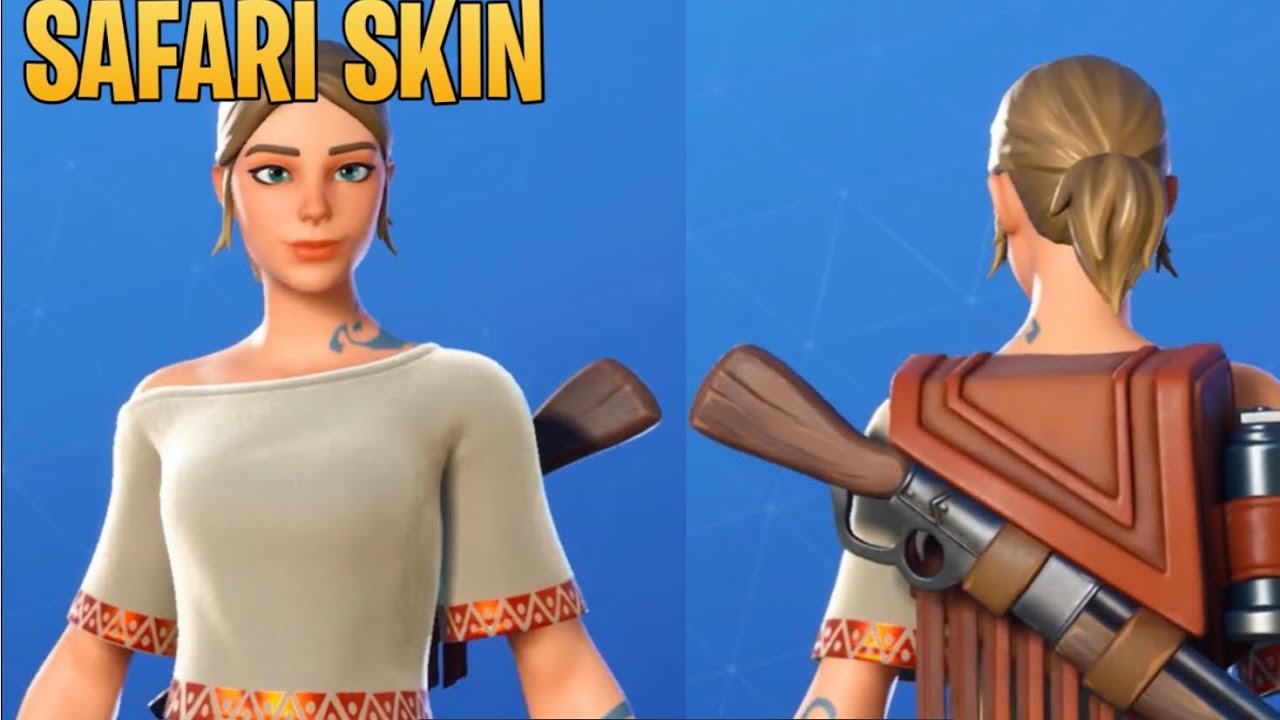 Fortnite Safari Skin Gameplay 2nd stream! - YouTube