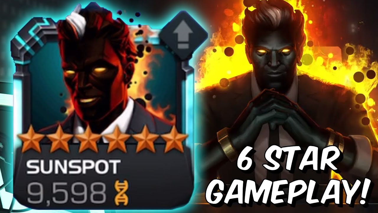 6 Star Sunspot Level Up & Variant Gameplay! - God Tier Burst - Marvel ...
