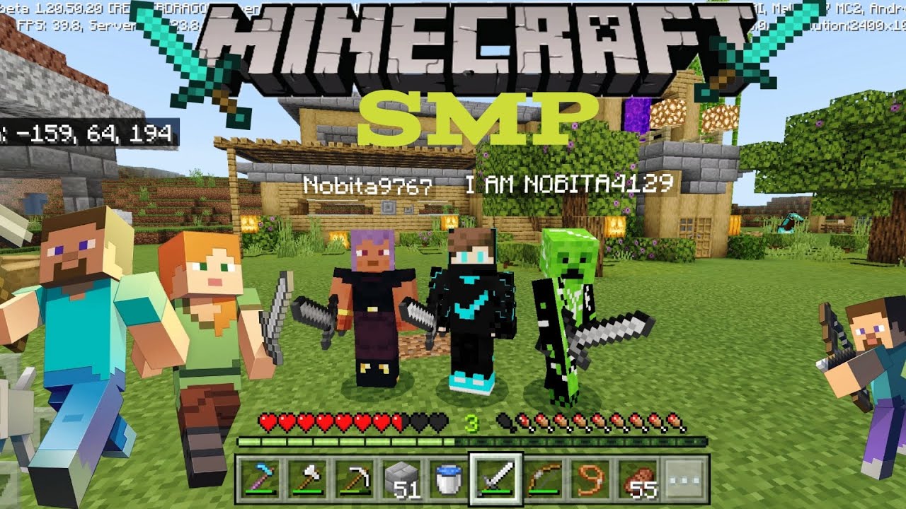 MINECRAFT PE 1.20 SMP GAMEPLAY #1 - YouTube