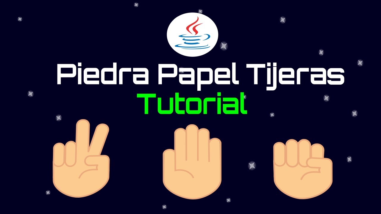Java Tutorial - Juego Piedra Papel o Tijeras | 26 mins | Proyecto - YouTube