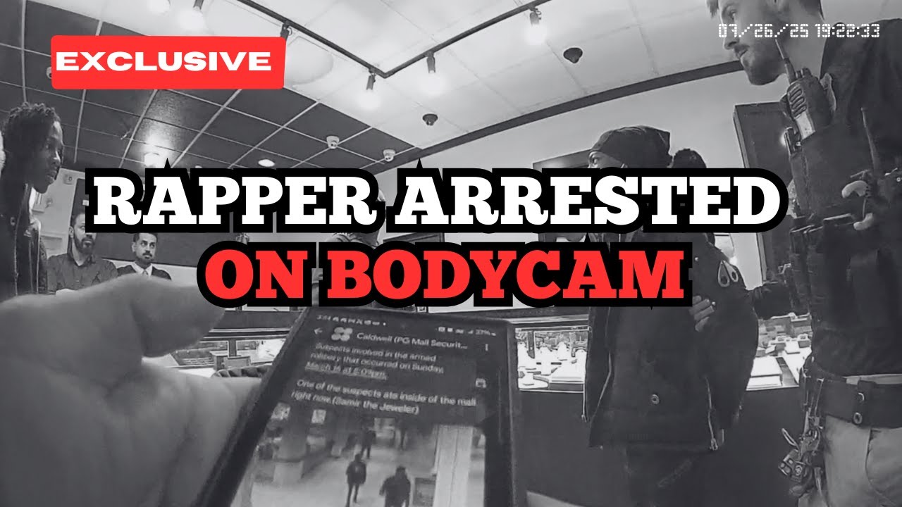 Bodycam: DC Rapper SlimeGetEm’s Shocking Arrest Inside Mall Jewelry ...