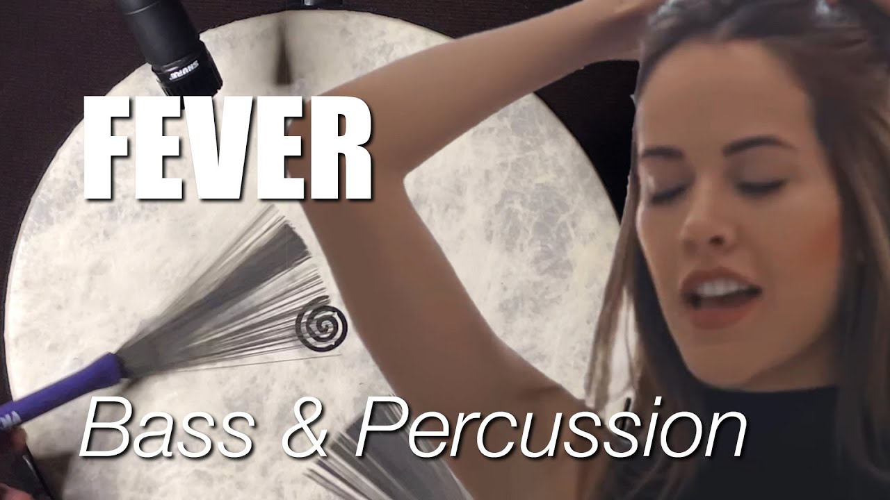 Bass & Percussion instrumental cover of FEVER - YouTube