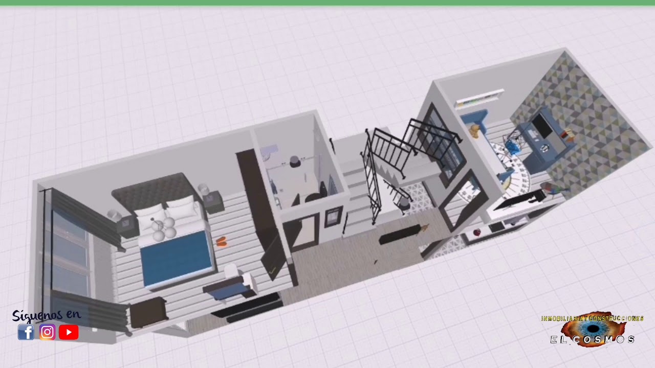 DISEÑO CASA MODELO 3X12, 🏡 CONSTRUCTORA EL COSMOS, desde $175 millones ...