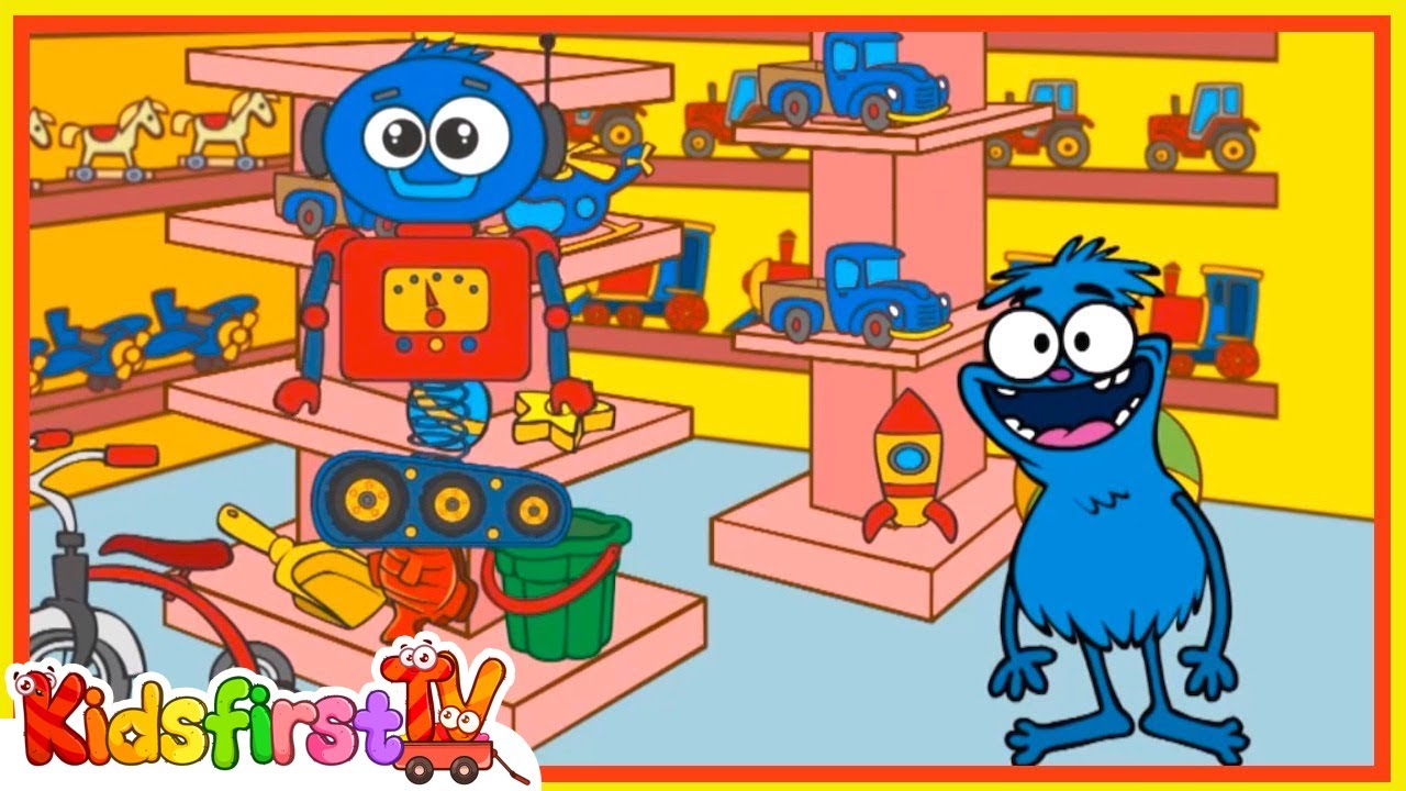 Choocha the Clown in the toy shop. Animation for kids. - YouTube