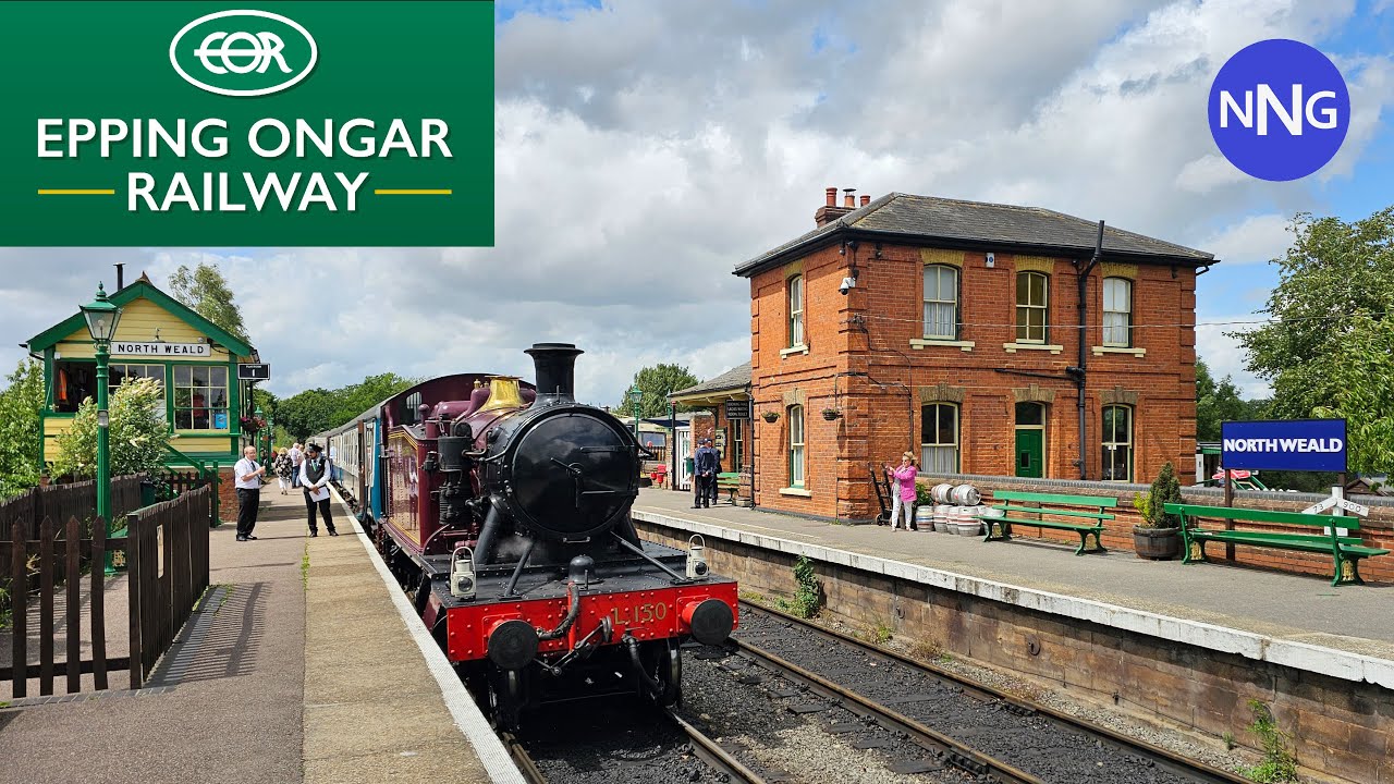 L150 & North Weald Station - Epping Ongar Railway - July 2023 - YouTube