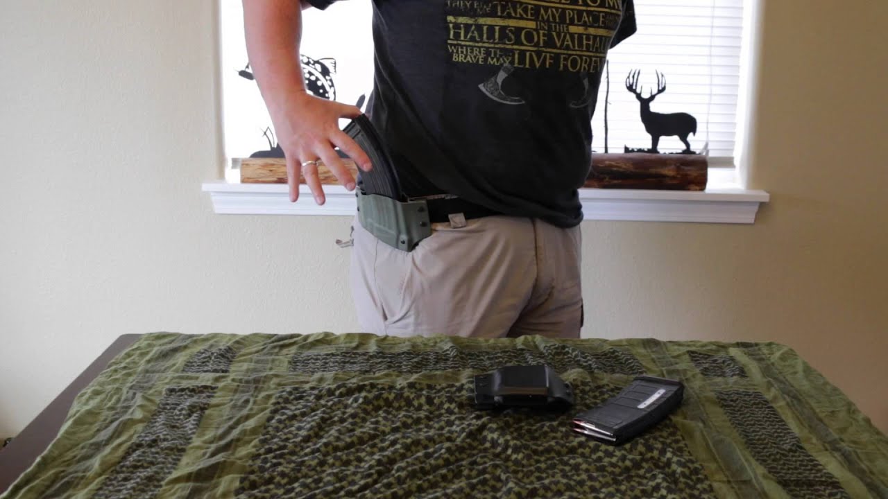 Survival Sheath Systems AK & AR Mag holder - YouTube