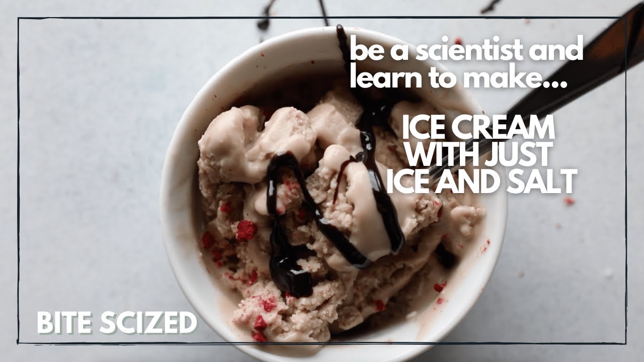 Making Ice Cream through Ice & Salt in 2 Minutes - YouTube