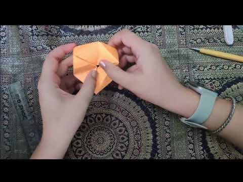 EASY ORIGAMI FLEXAGON TUTORIAL - YouTube