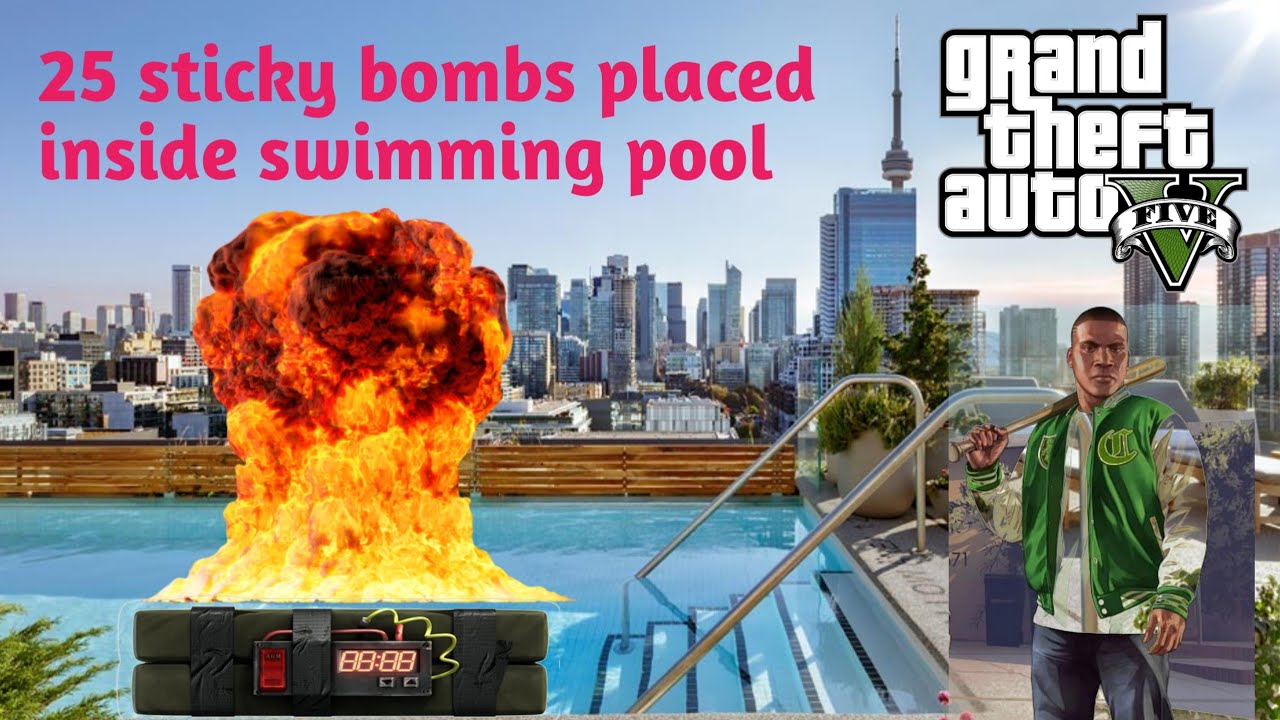 GTA 5 ( BOMB BLAST ) FRANKLIN ... #8 - YouTube