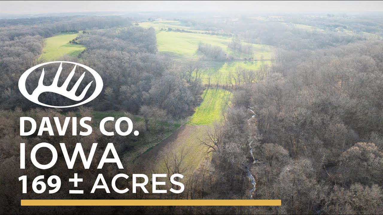 Turn-Key Southern Iowa Hunting Property - Davis County 169 Acres - YouTube
