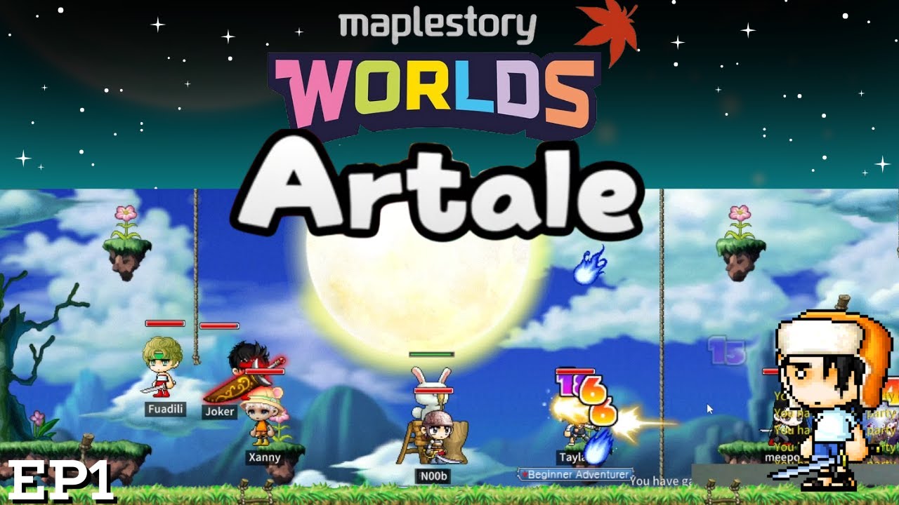 Primeiro dia no servidor OLDSCHOOL SEMI OFICIAL de Maplestory! ARTALE ...