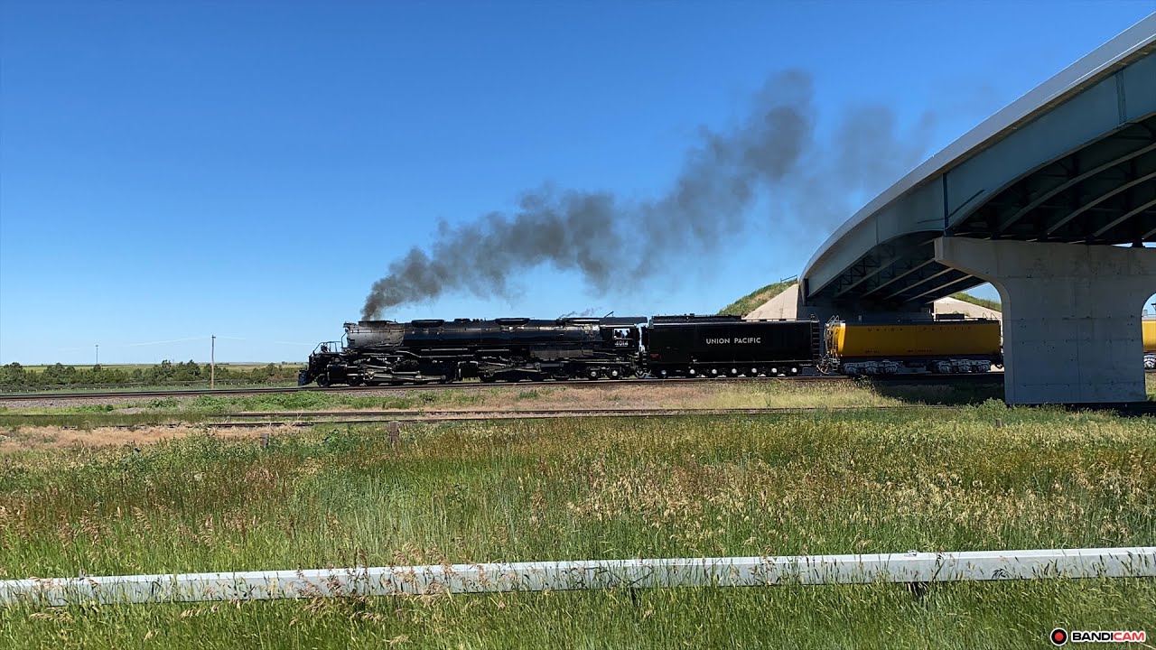 Pacing Union Pacific Big Boy #4014 Steam Train Highball Pine Bluffs ...