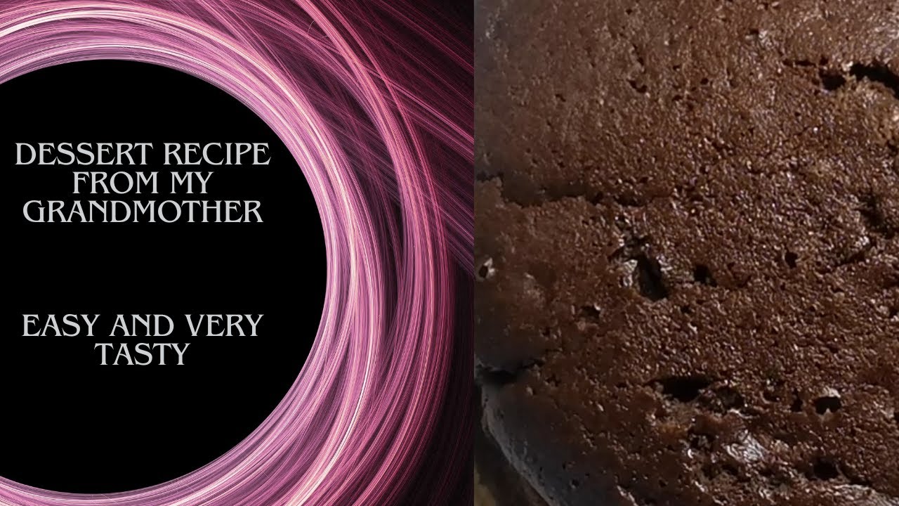 A fluffy and airy chocolate dessert. My grandmother's recipe - YouTube