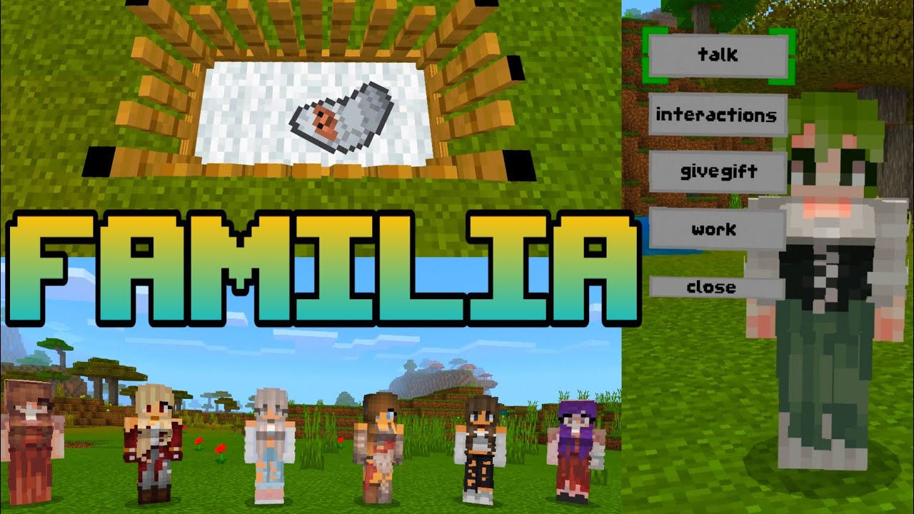 Comes Alive para Minecraft PE | Family Life Addon Minecraft Bedrock 1. ...