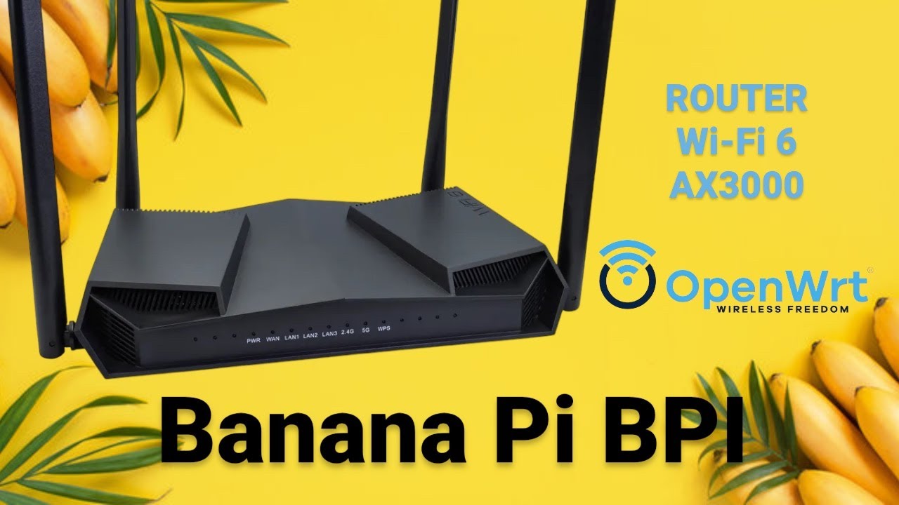 OpenWRT роутер Banana Pi BPI-WiFi6 – огляд, тести, досвід користування - YouTube