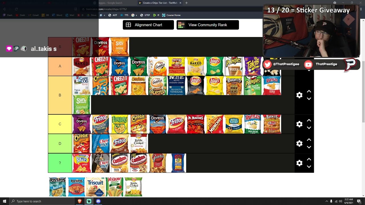 THE GREATEST SNACK TIER LIST (A+ TIERS) - YouTube
