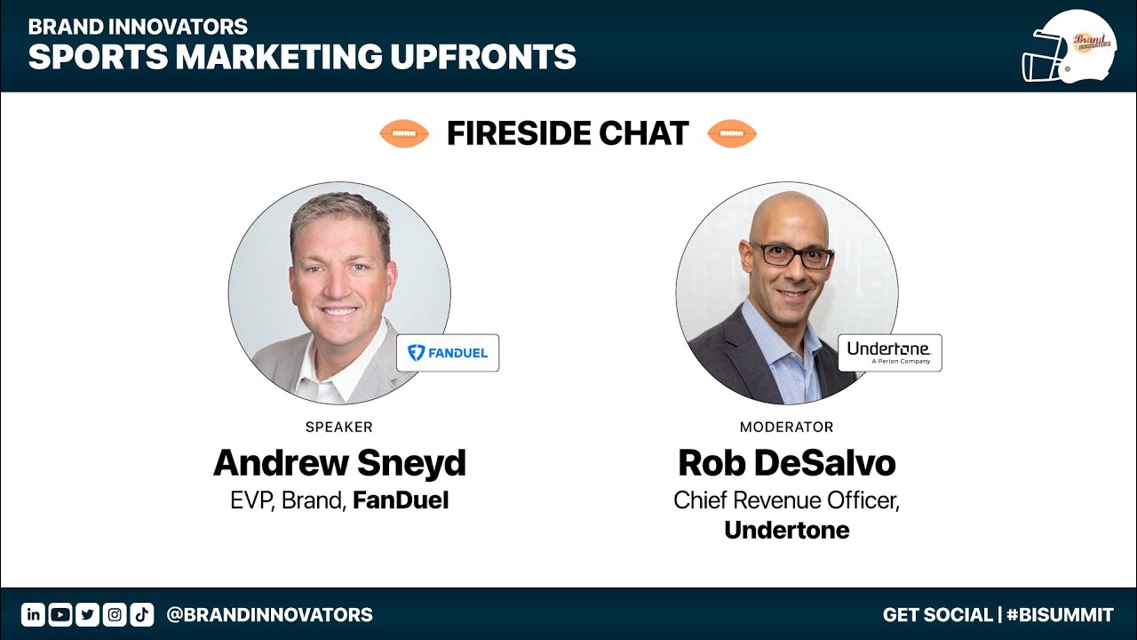 Andrew Sneyd, EVP Marketing, Fanduel at the BI Sports Marketing ...