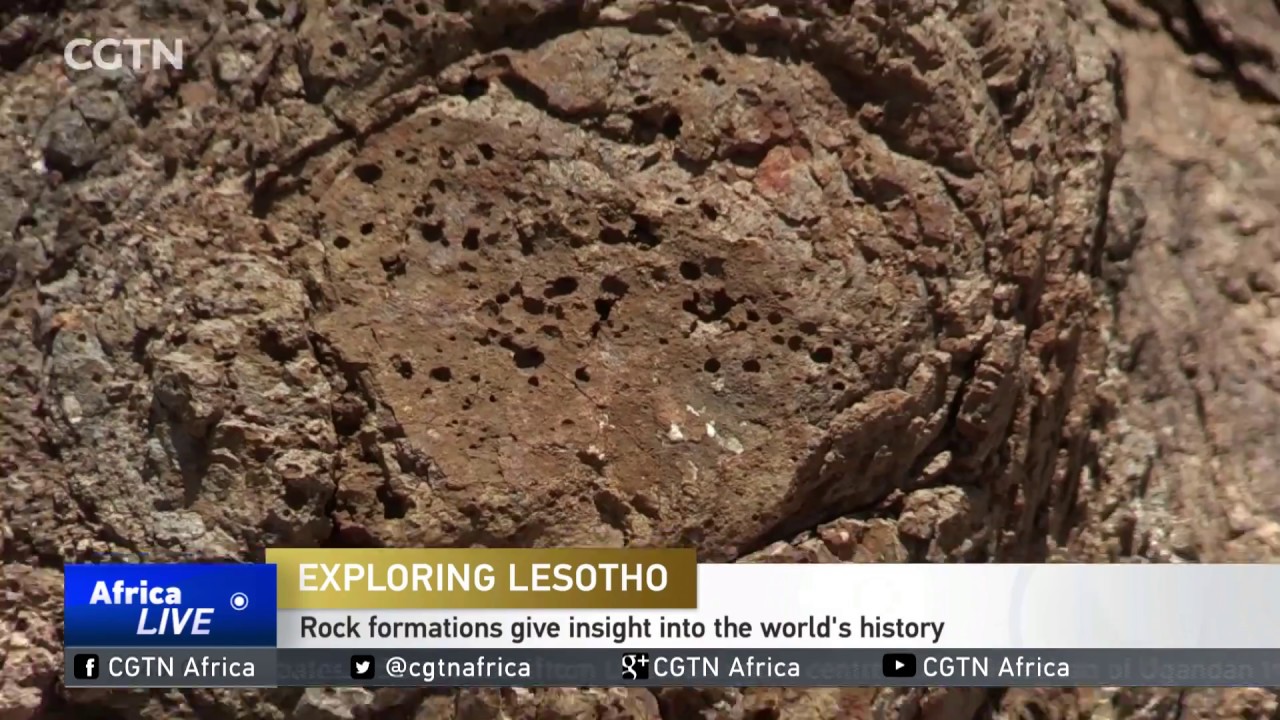 Rock formations of Lesotho give insight into the world's history - YouTube