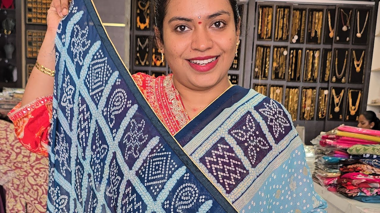 Restocked & Ready to Shop Bhandhni print georget saree 1059 9731013532 ...