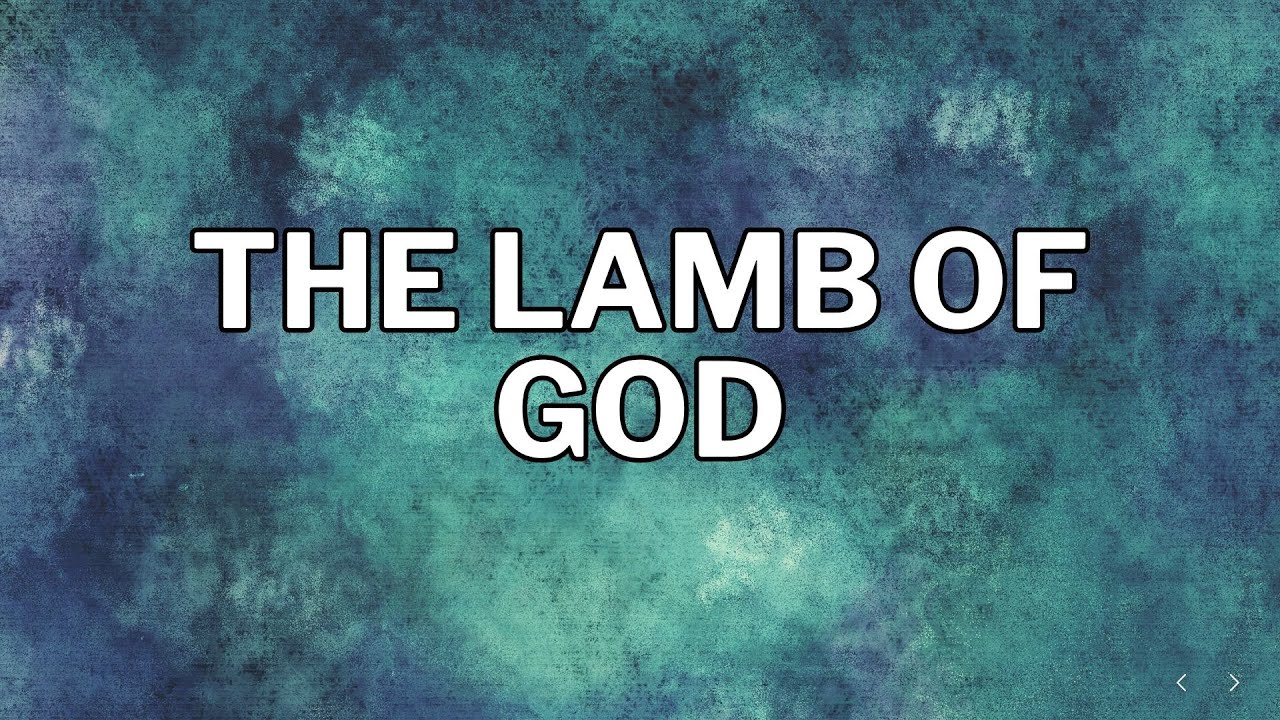 The Lamb of God - Colton Bradshaw - YouTube
