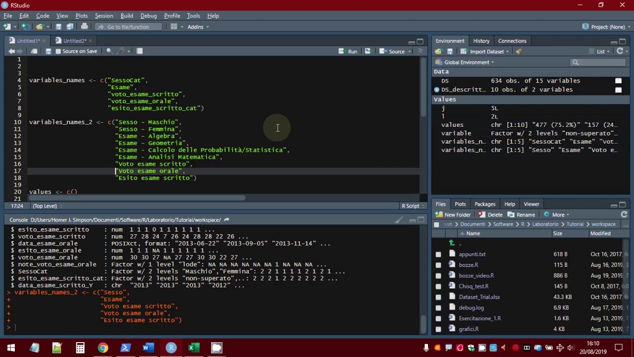 Introduzione a R - Tutorial 43 - Programmazione (Parte VII) - YouTube