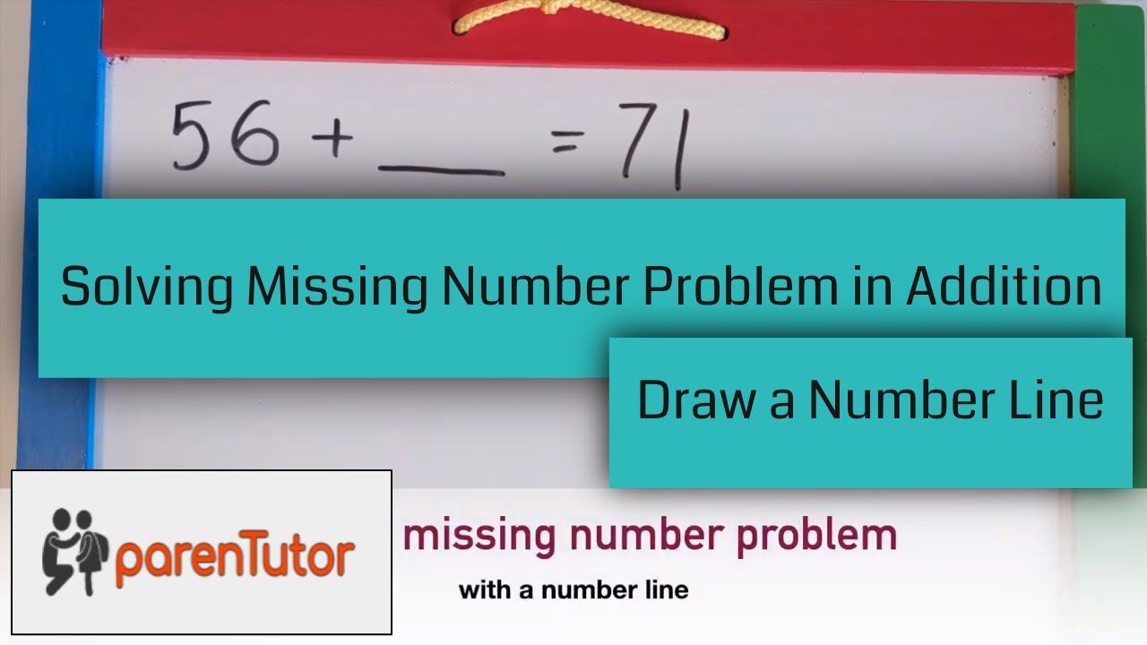 Addition: Missing Number Problem Using own Number Line/Year 2 Maths ...