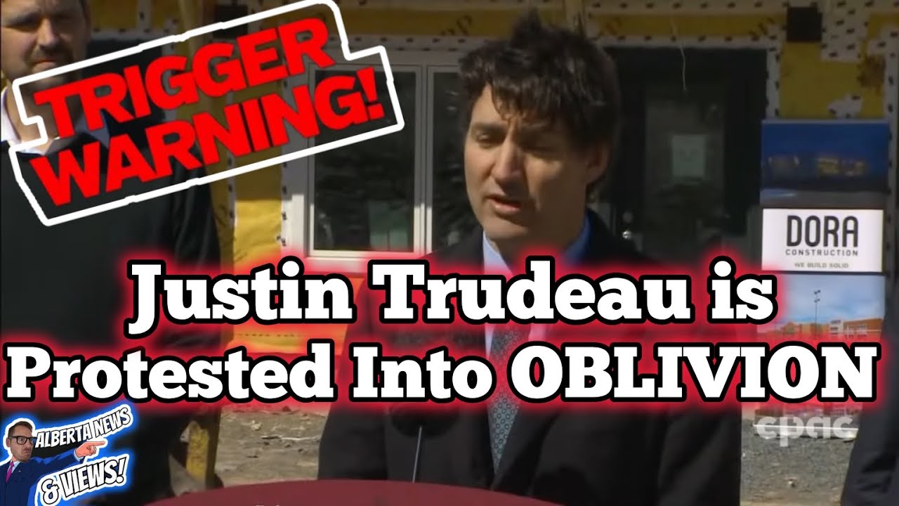 WAPOW! Justin Trudeau gets PROTESTED into oblivion during press ...