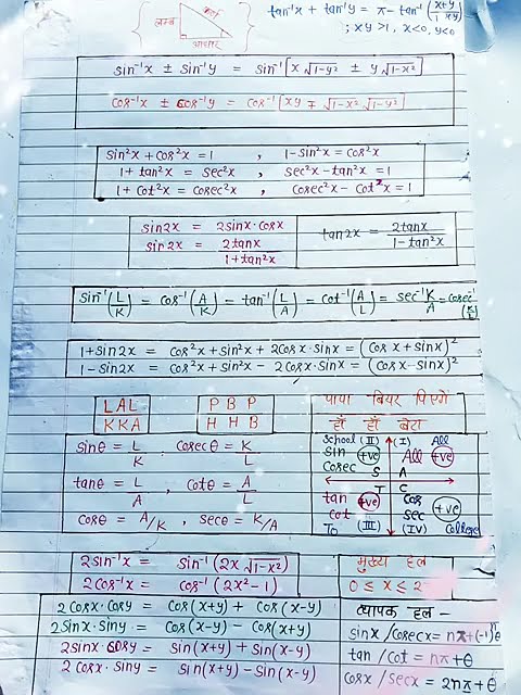 Class 12th maths _chapter 2 inverse trigonometry function ka all ...