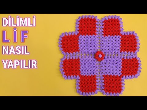 Dilimli Kolay Lif Modeli - Yapılışı│Örgü Oya Dantel El işi │Çeyizlik Modeller