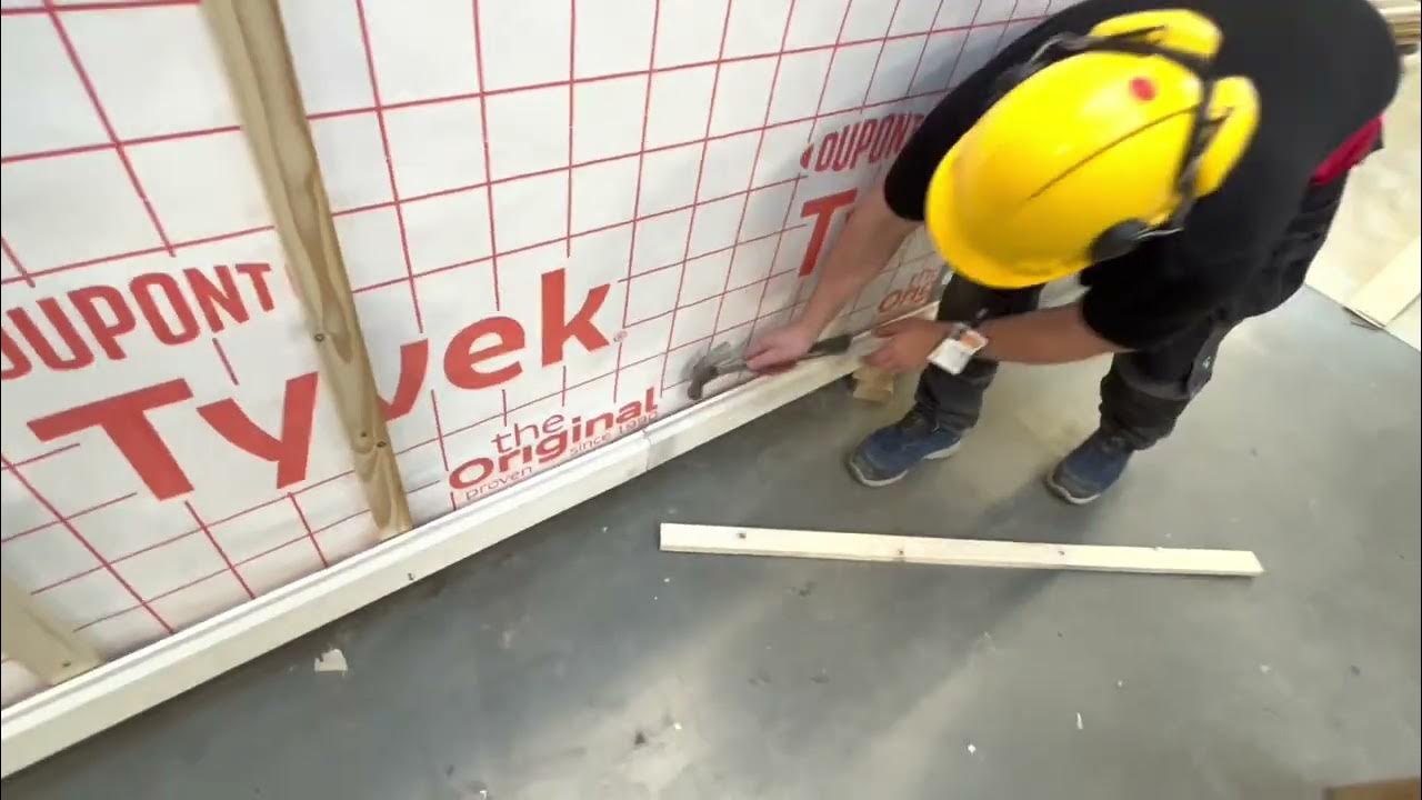 Montering av liggende kledning - YouTube