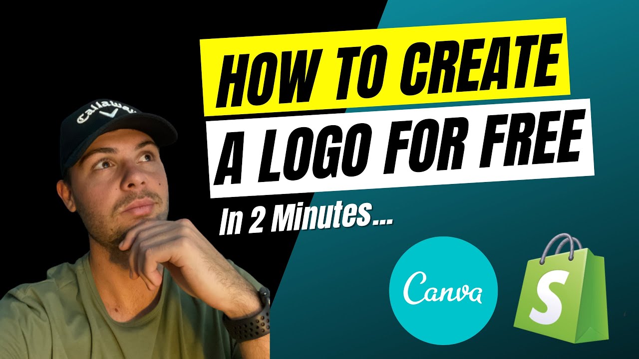 How to Create a Free Logo for a Shopify Dropshipping Store with Canva ...