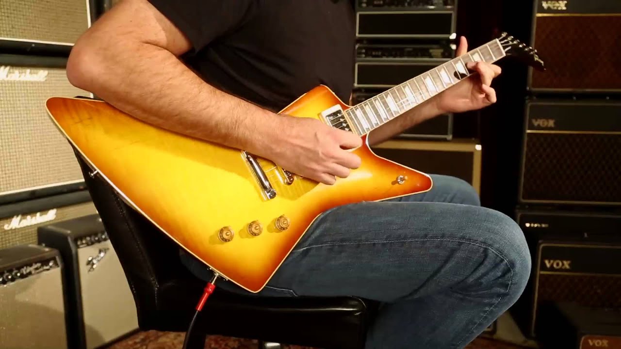 Gibson Custom Shop Benchmark Limited Run 1958 Figured Explorer Standard ...