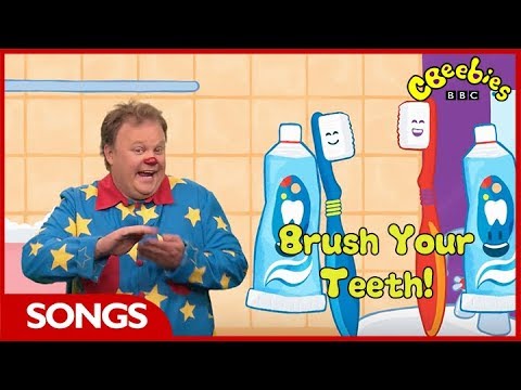 CBeebies | Something Special | Mr Tumble's Brush Your Teeth Song