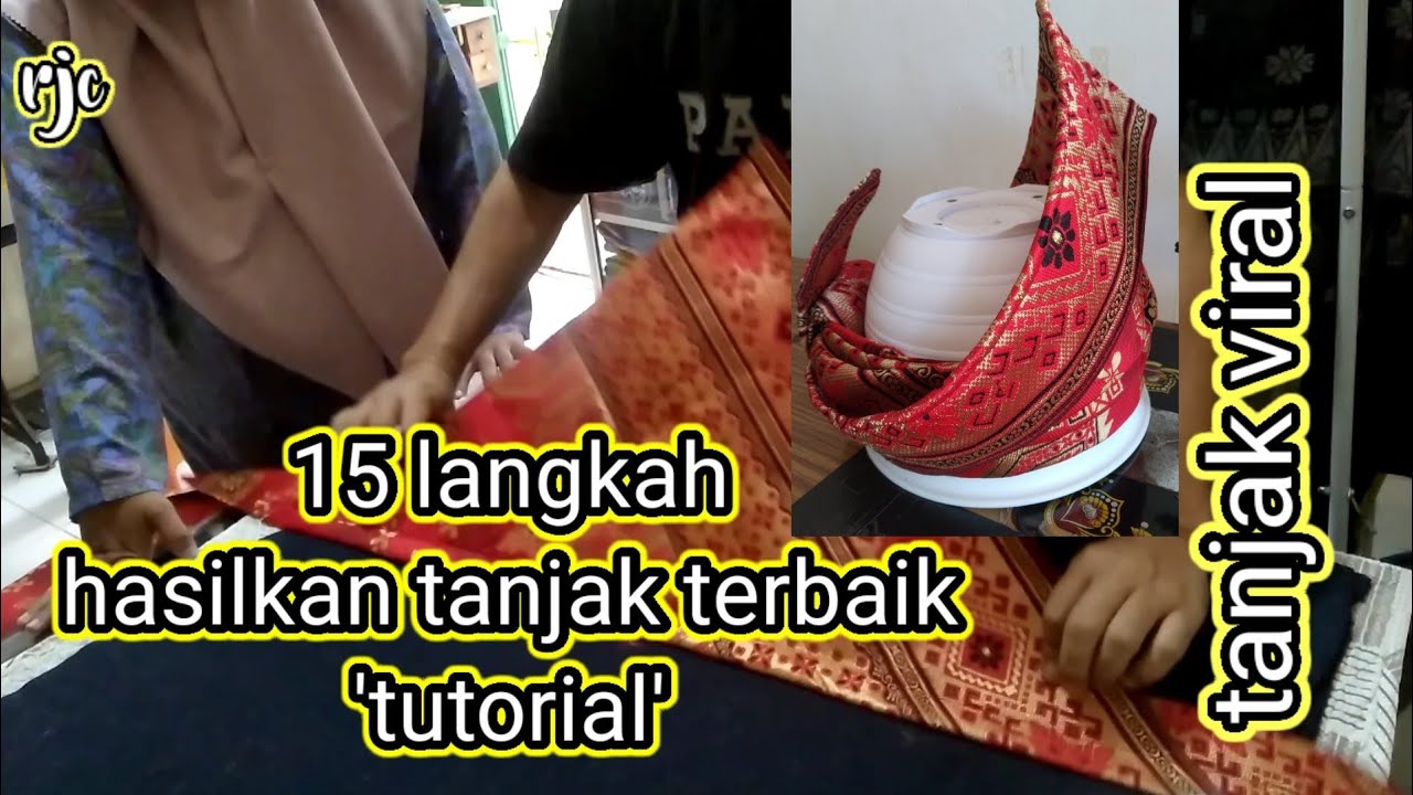 15 langkah buat tanjak terbaik | #tutorial - YouTube