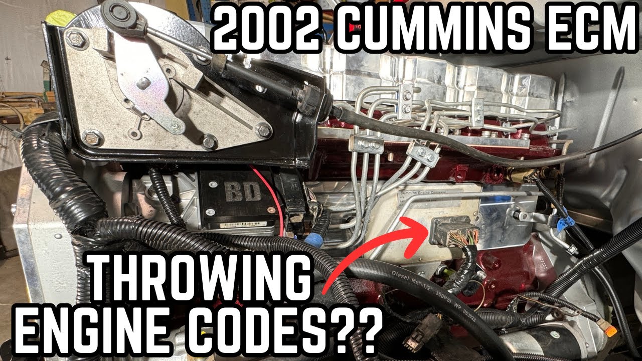 2002 5.9 CUMMINS ECM Installed on the 2nd Gen Project!! - YouTube