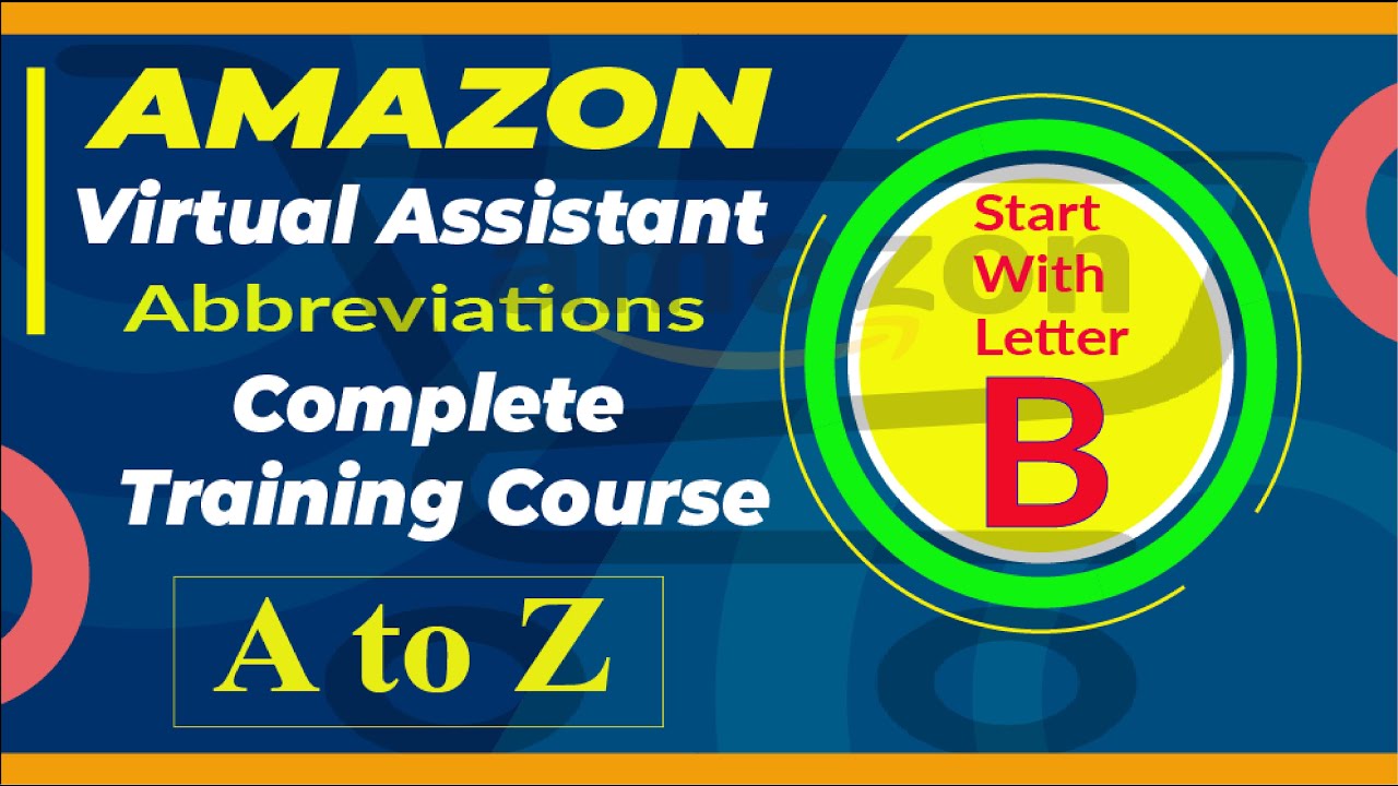 Virtual Assistant Free Training Tutorial Course for Beginners | Amazon ...