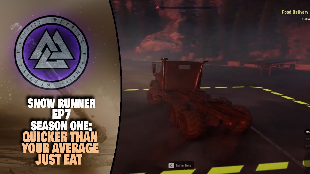 SNOW RUNNER| EP 7 SEASON 1| beating your fastest Just Eat driver! - YouTube
