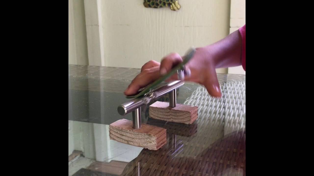 homemade rail - YouTube