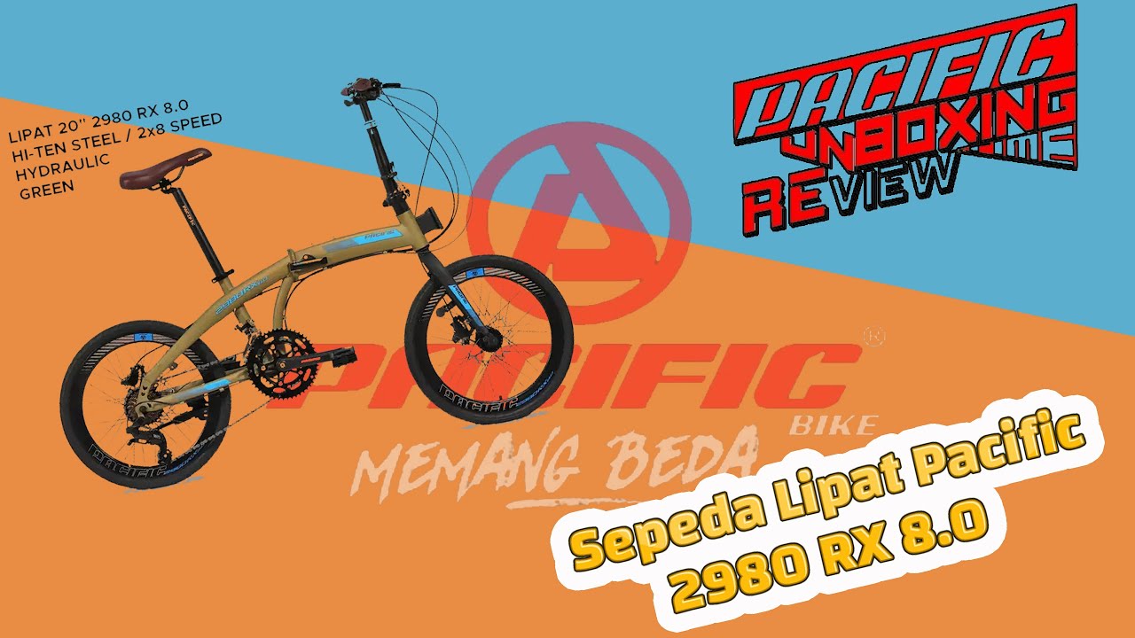 Review Sepeda Lipat Pacific 2980 RX 8.0 Hidroulic Terbaru 2020 8 Speed ...