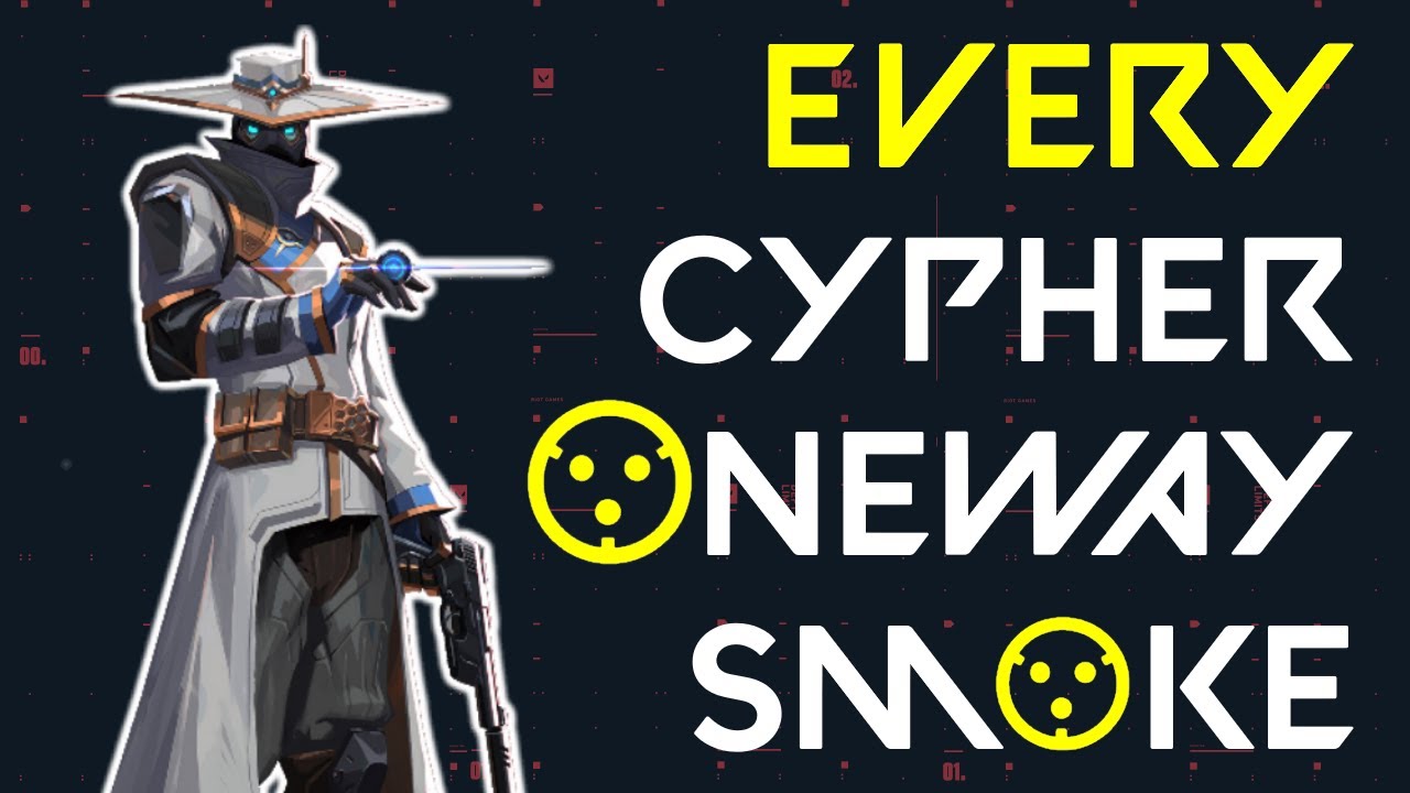 Every Cypher One Way Smoke In Valorant - Use For Easy Eliminations ...