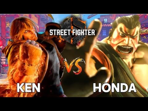 GAMEPLAY DE STREET FIGHTER 6🔥KEN vs E.HONDA🔥SF6/PS4 - YouTube