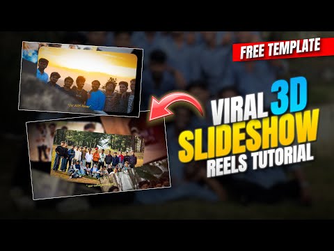 NEW TRENDING SCHOOL & COLLEGE MEMORIES RECAP 3D PHOTO SLIDESHOW REELS VIDEO EDITING | AFTER EFFECTS