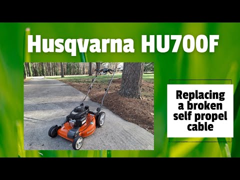 Fixing a Husqvarna HU700F with no self-propel: diagnising & replacing a ...